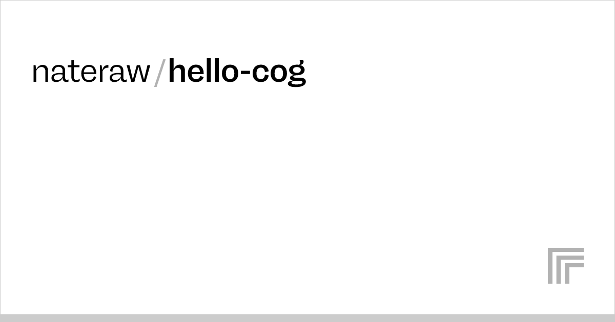 Examples – nateraw/hello-cog – Replicate