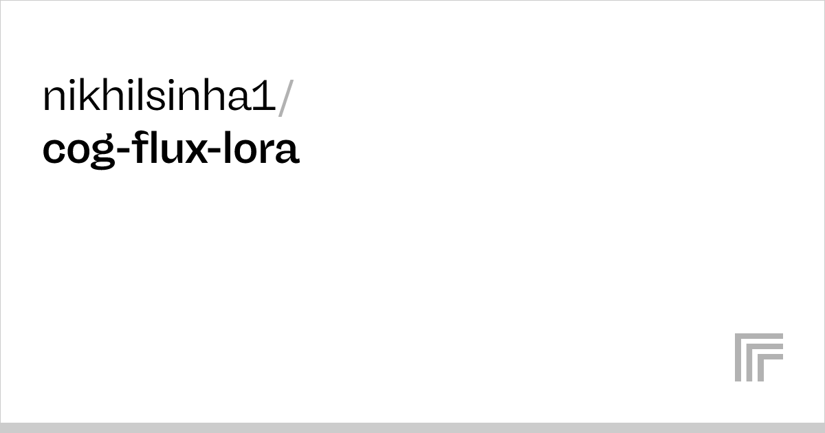 nikhilsinha1/cog-flux-lora – API reference