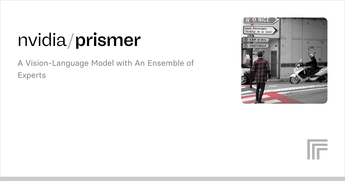 nvidia/prismer | Run with an API on Replicate