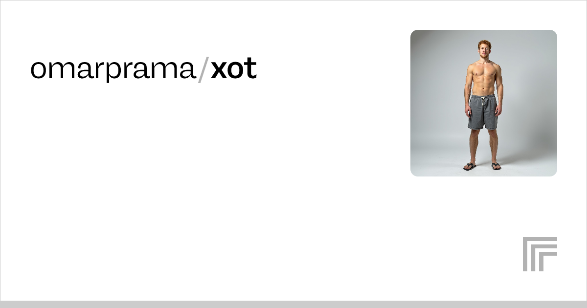 omarprama/xot – Run with an API on Replicate