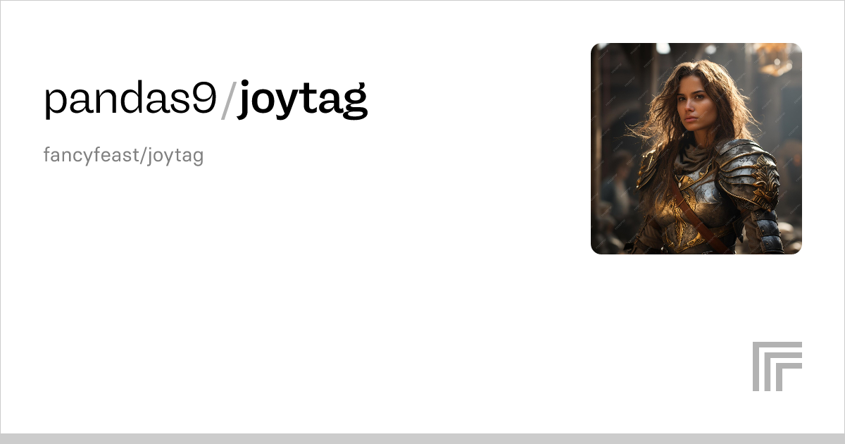 pandas9/joytag | Run with an API on Replicate