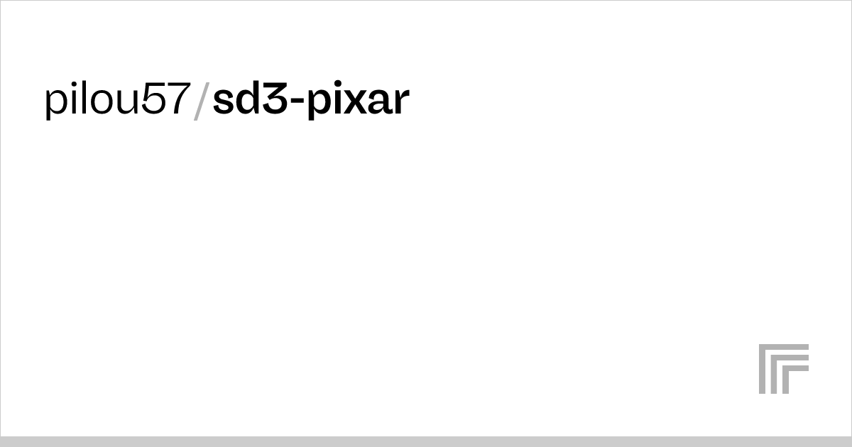 Examples – pilou57/sd3-pixar – Replicate