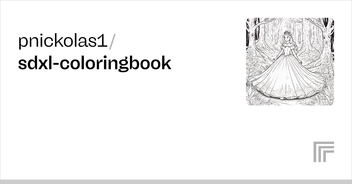 pnickolas1/sdxl-coloringbook – Run with an API on Replicate pnickolas1/sdxl-coloringbook – Run with an API on Replicate