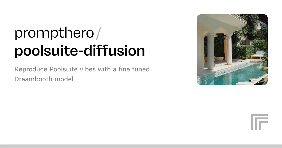 prompthero/poolsuite-diffusion | Run with an API on Replicate
