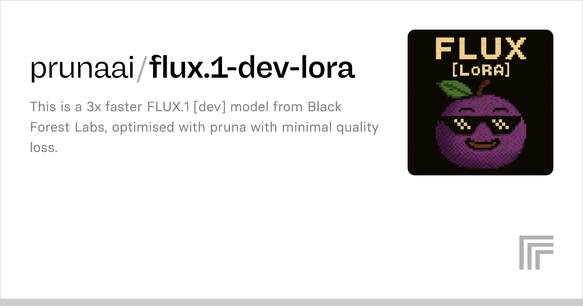 prunaai/flux.1-dev-lora | Run with an API on Replicate
