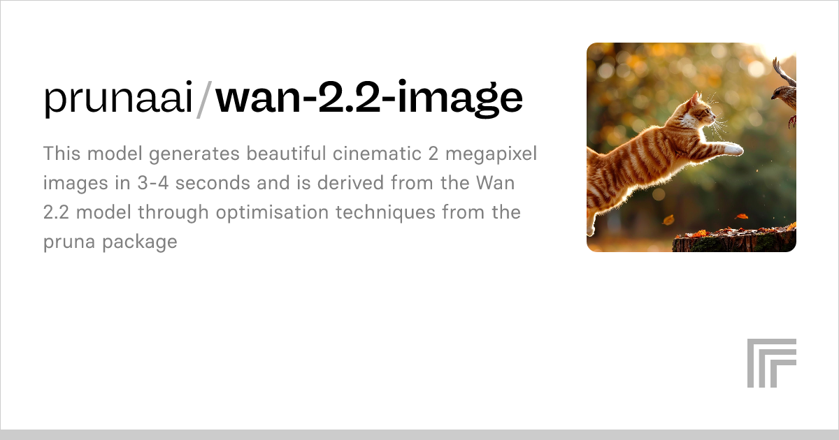prunaai/wan-2.2-image | Run with an API on Replicate