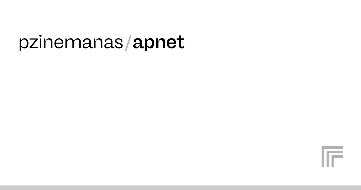 pzinemanas/apnet | Run with an API on Replicate