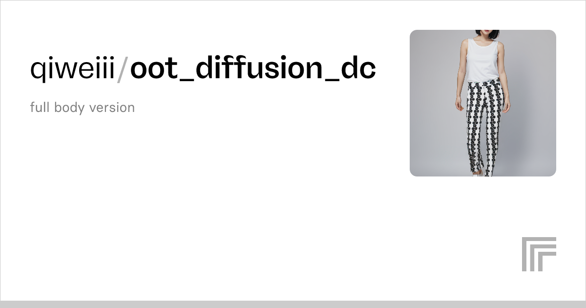qiweiii/oot_diffusion_dc | Run with an API on Replicate