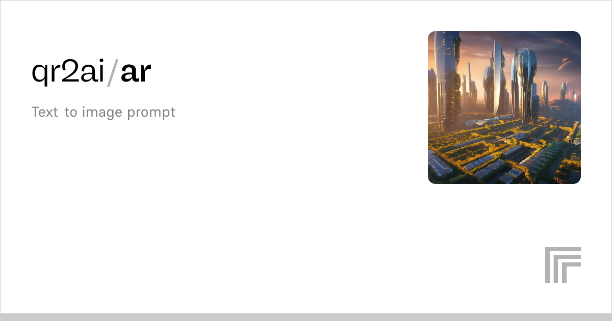 qr2ai/ar – Run with an API on Replicate qr2ai/ar – Run with an API on Replicate