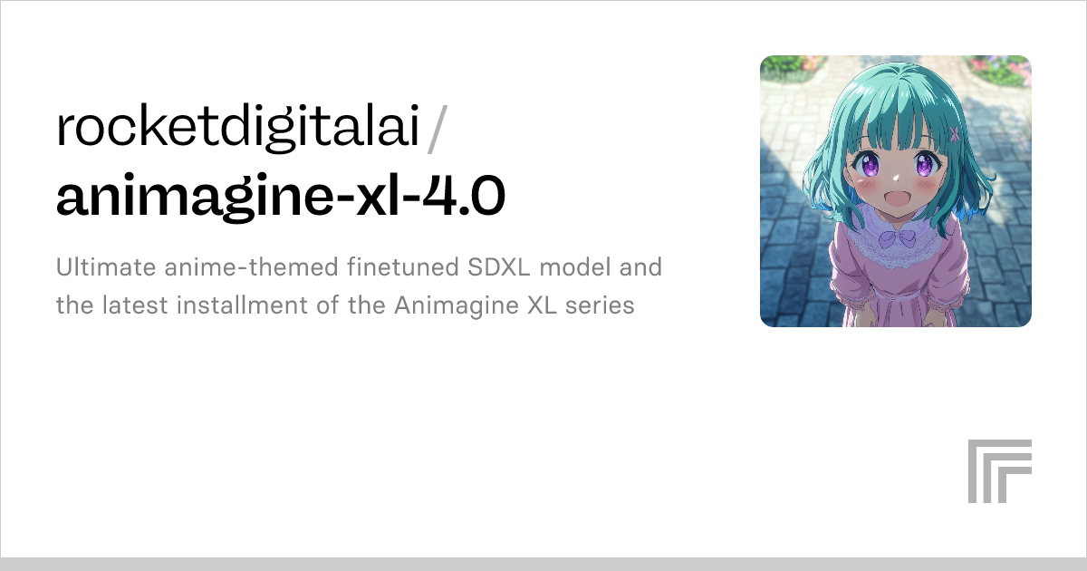 rocketdigitalai/animagine-xl-4.0 | Run with an API on Replicate