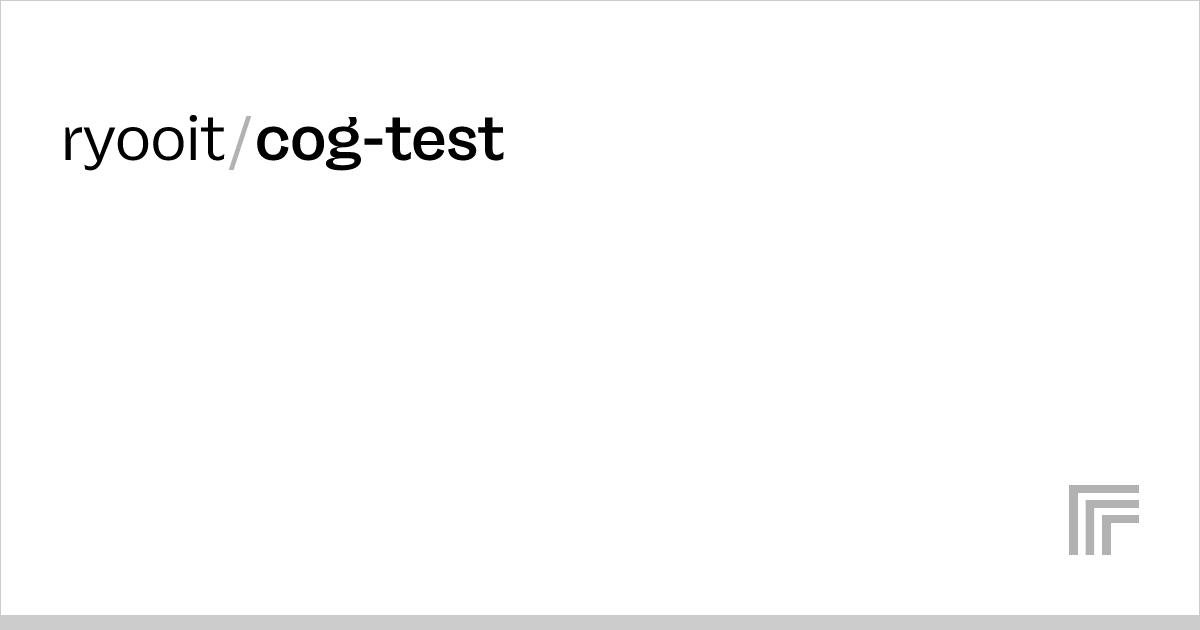 Examples – ryooit/cog-test | Replicate