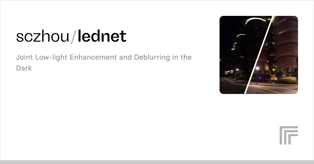 Examples – sczhou/lednet | Replicate Examples – sczhou/lednet | Replicate
