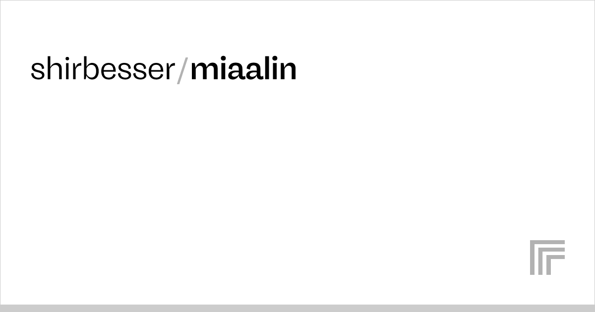 Examples – shirbesser/miaalin – Replicate