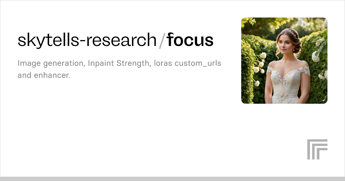 Examples – skytells-research/focus | Replicate