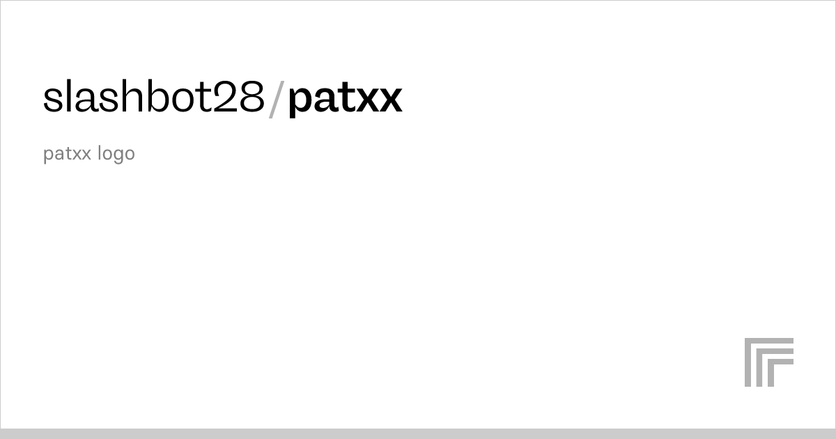 slashbot28/patxx | API reference