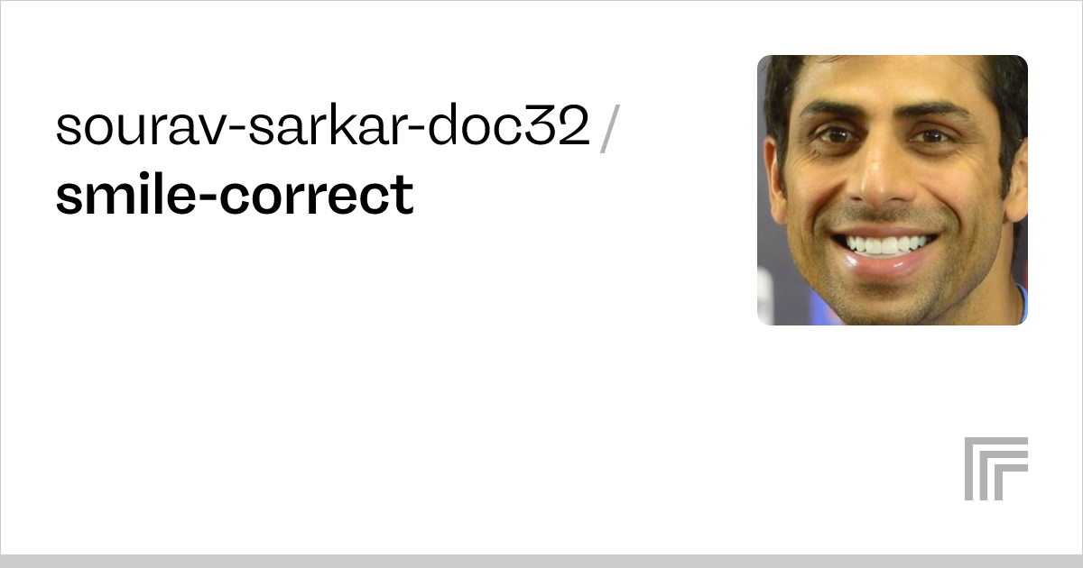 sourav-sarkar-doc32/smile-correct | Run with an API on Replicate