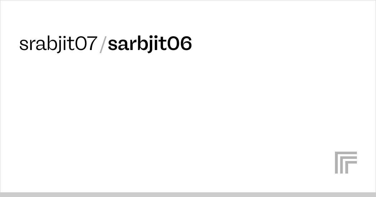 Examples – srabjit07/sarbjit06 – Replicate