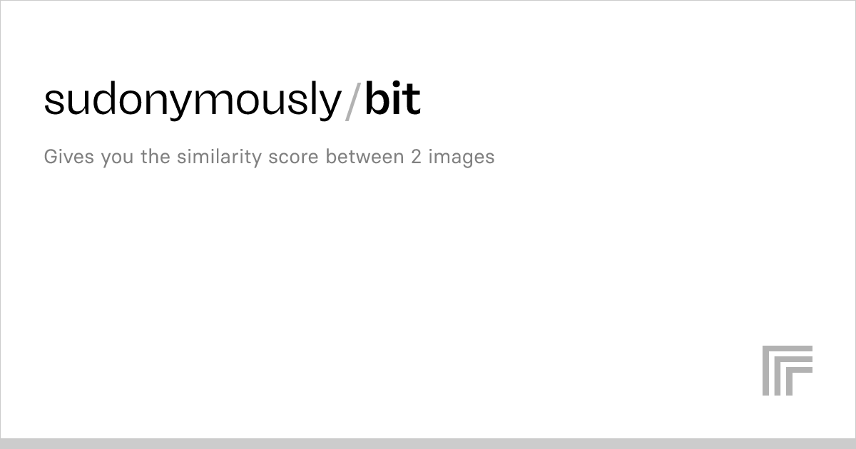 Examples – sudonymously/bit – Replicate