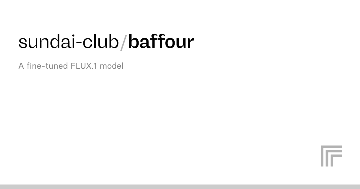 sundai-club/baffour – Run with an API on Replicate
