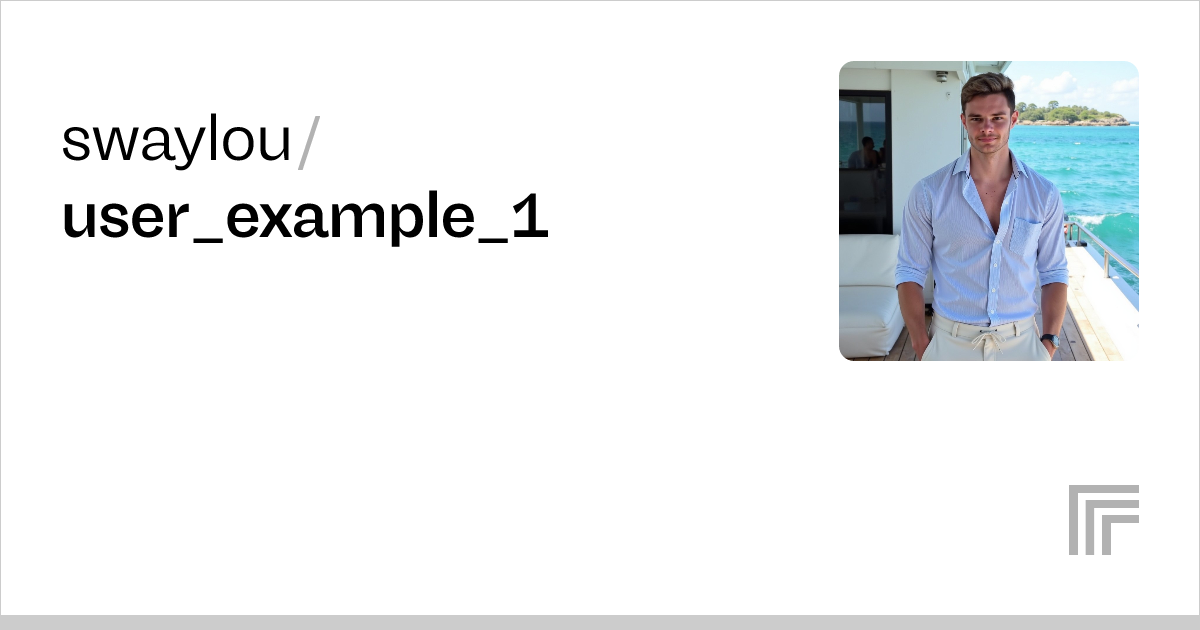 swaylou/user_example_1 | Run with an API on Replicate