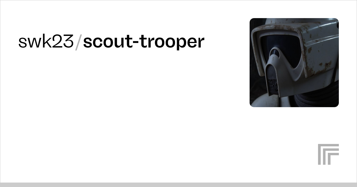 Examples – swk23/scout-trooper | Replicate