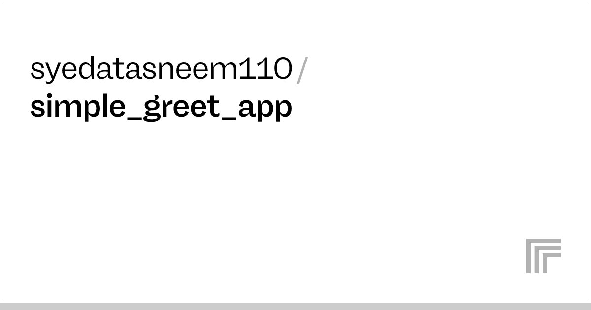 Examples – syedatasneem110/simple_greet_app – Replicate