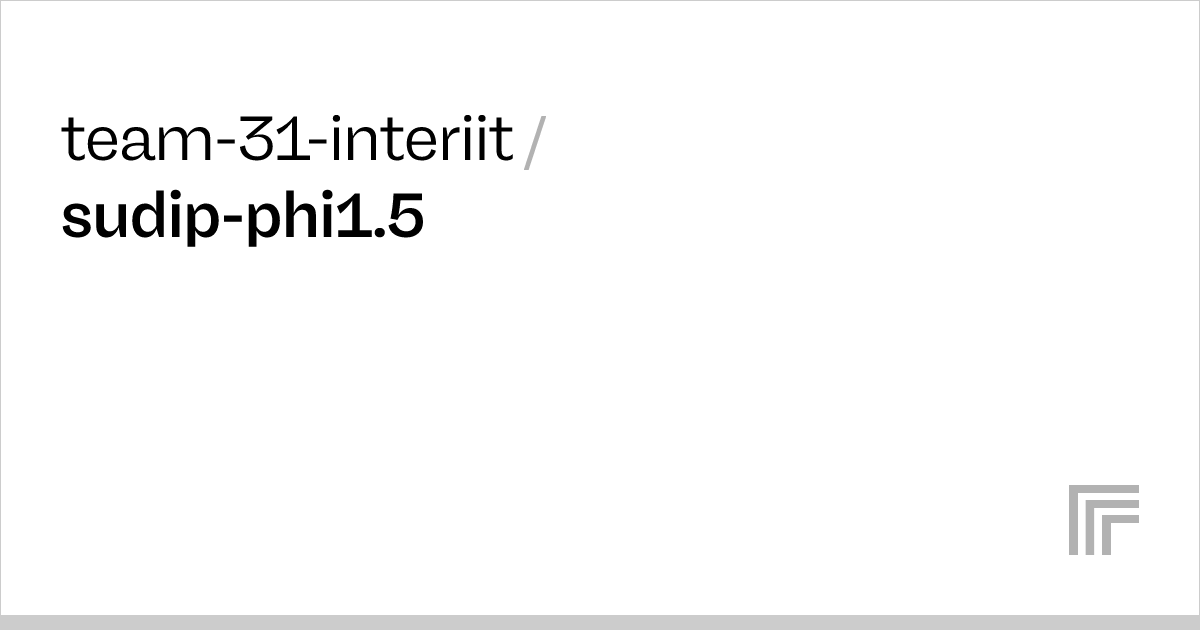 Examples – team-31-interiit/sudip-phi1.5 – Replicate