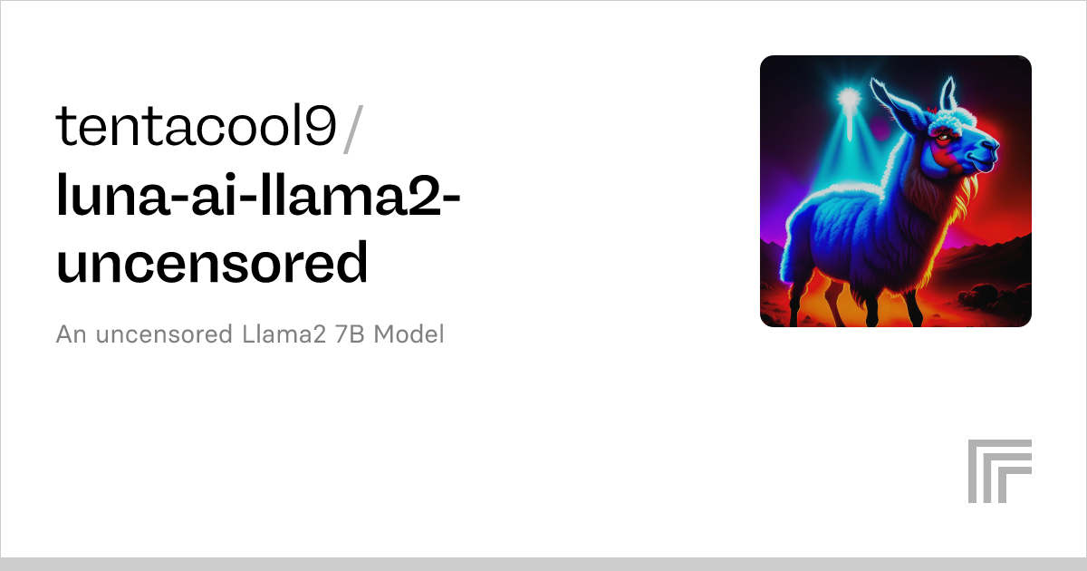tentacool9/luna-ai-llama2-uncensored – API reference