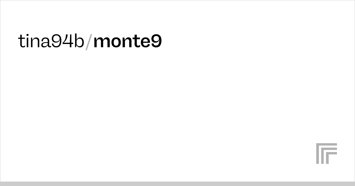 Examples – tina94b/monte9 – Replicate