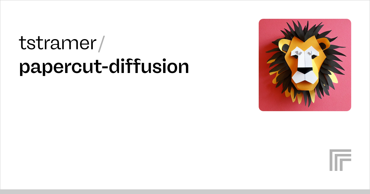 Examples – tstramer/papercut-diffusion | Replicate
