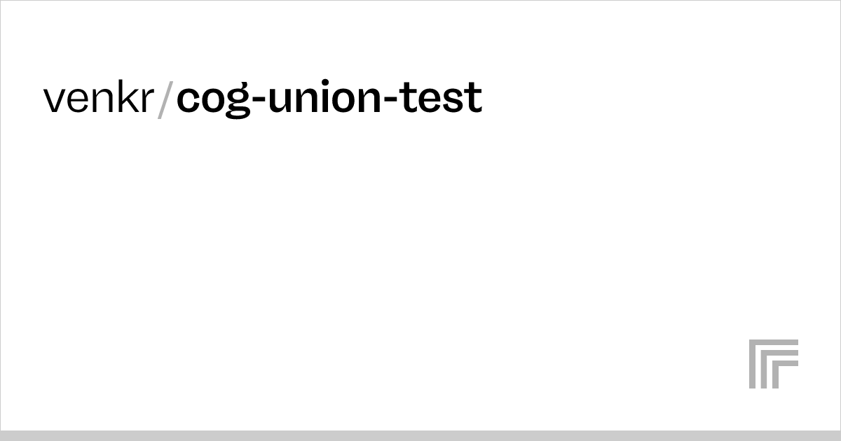 venkr/cog-union-test – Run with an API on Replicate