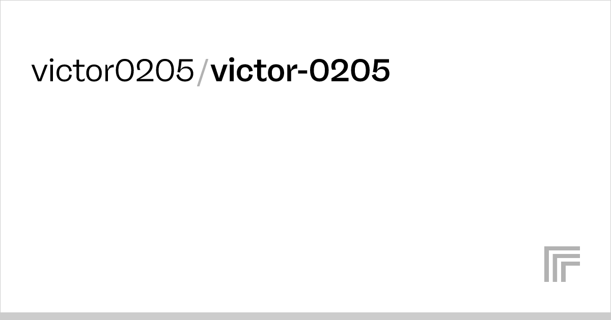 victor0205/victor-0205 | Run with an API on Replicate