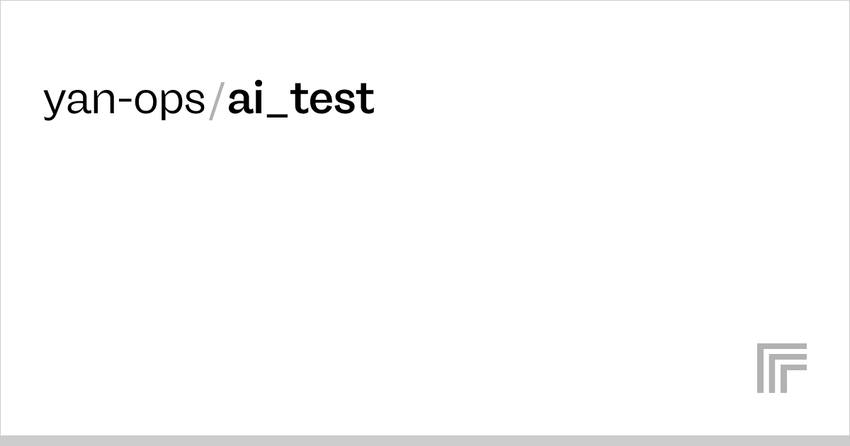 yan-ops/ai_test – Run with an API on Replicate yan-ops/ai_test – Run with an API on Replicate