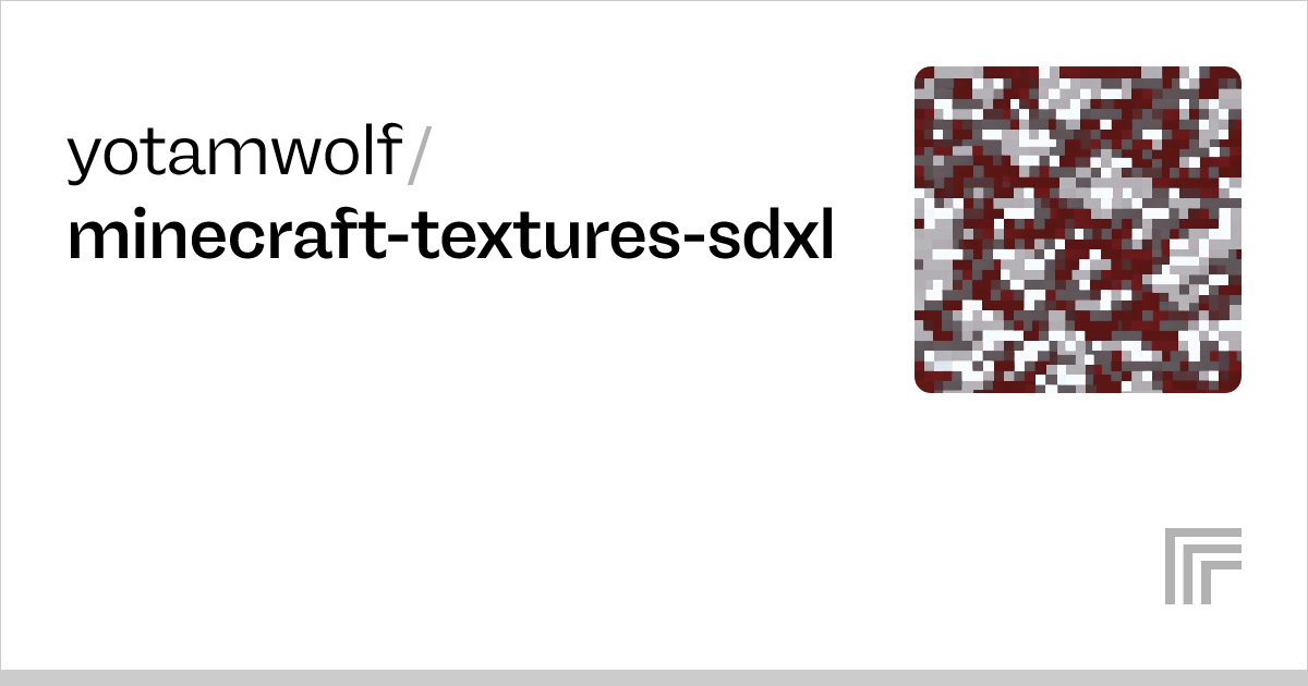 Examples – yotamwolf/minecraft-textures-sdxl | Replicate