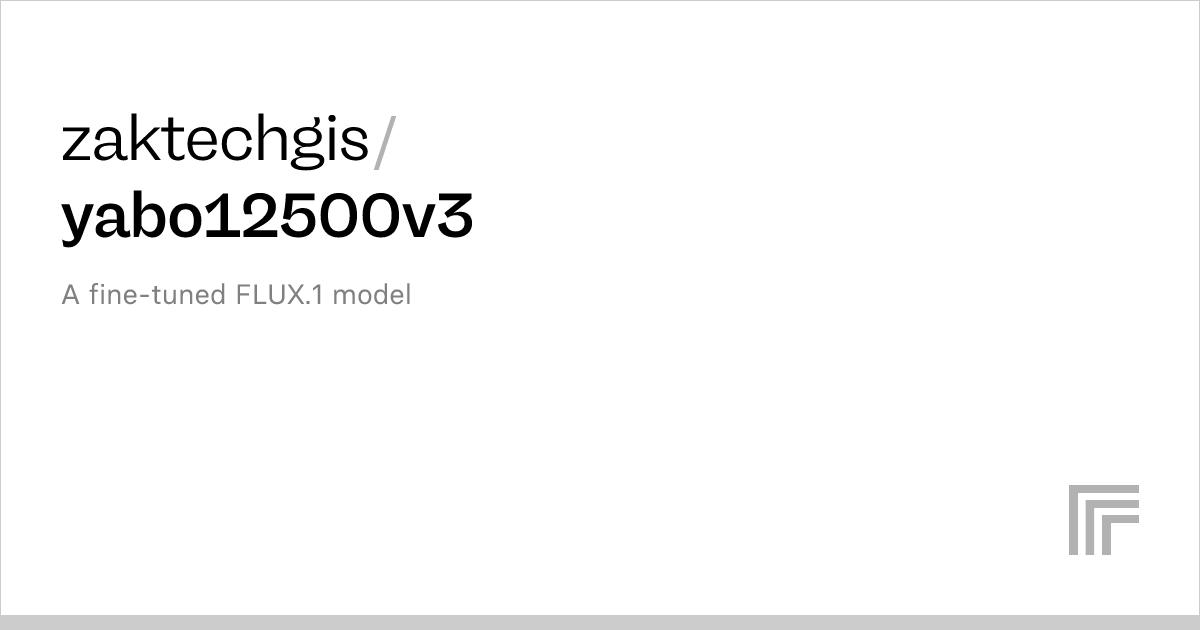 Examples – zaktechgis/yabo12500v3 – Replicate