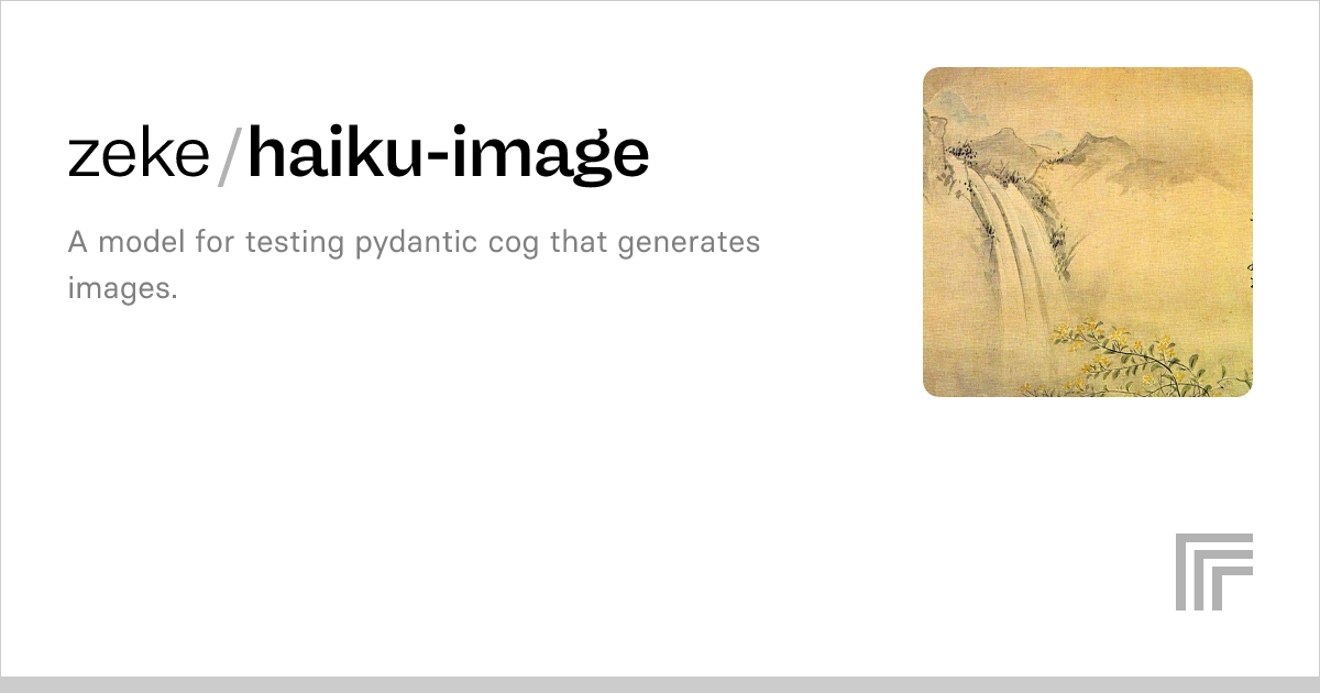 Examples – zeke/haiku-image – Replicate