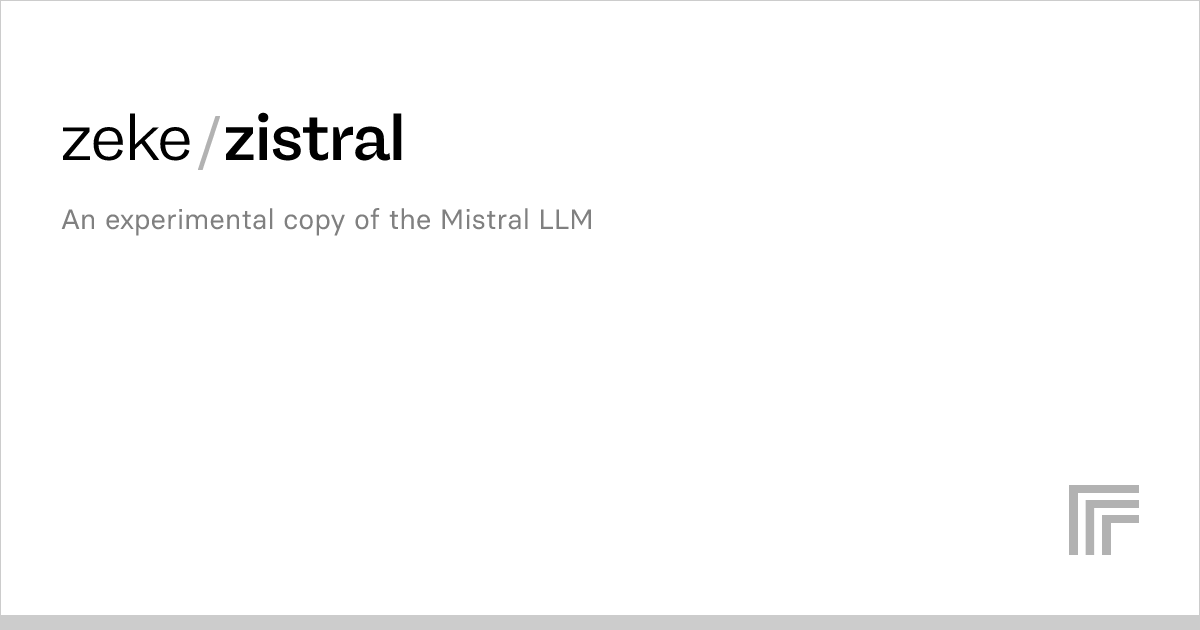 Examples – zeke/zistral | Replicate