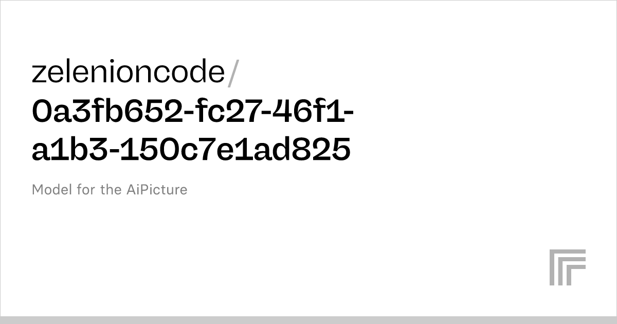 Examples – zelenioncode/0a3fb652-fc27-46f1-a1b3-150c7e1ad825 | Replicate