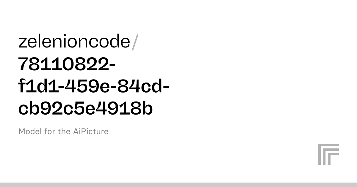 Examples – zelenioncode/78110822-f1d1-459e-84cd-cb92c5e4918b – Replicate