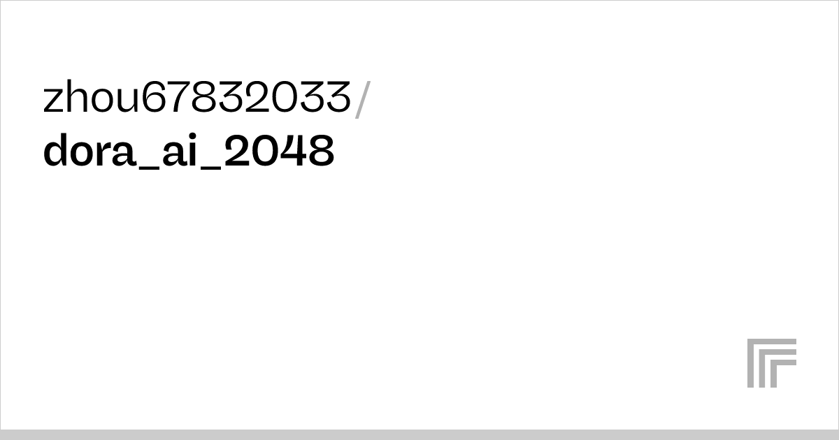 zhou67832033/dora_ai_2048 – Run with an API on Replicate