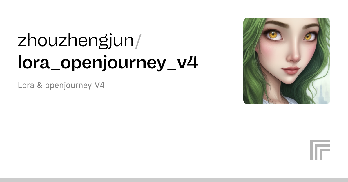 zhouzhengjun/lora_openjourney_v4 | Run with an API on Replicate