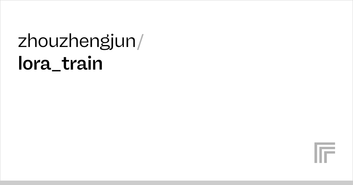 Examples – zhouzhengjun/lora_train – Replicate