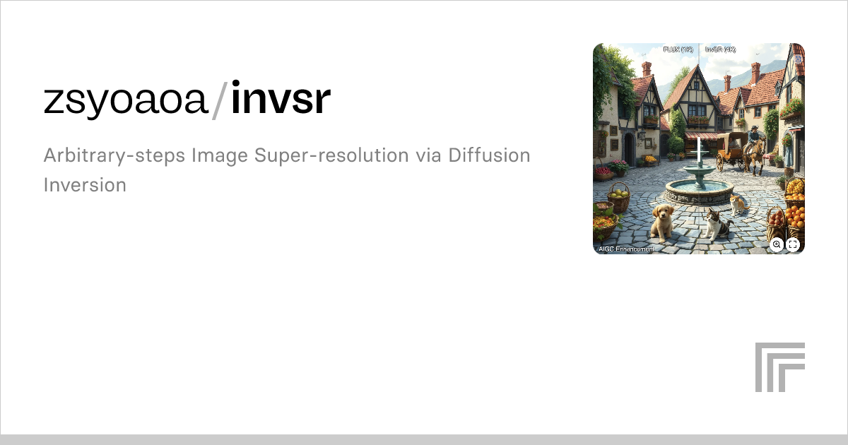zsyoaoa/invsr – Run with an API on Replicate